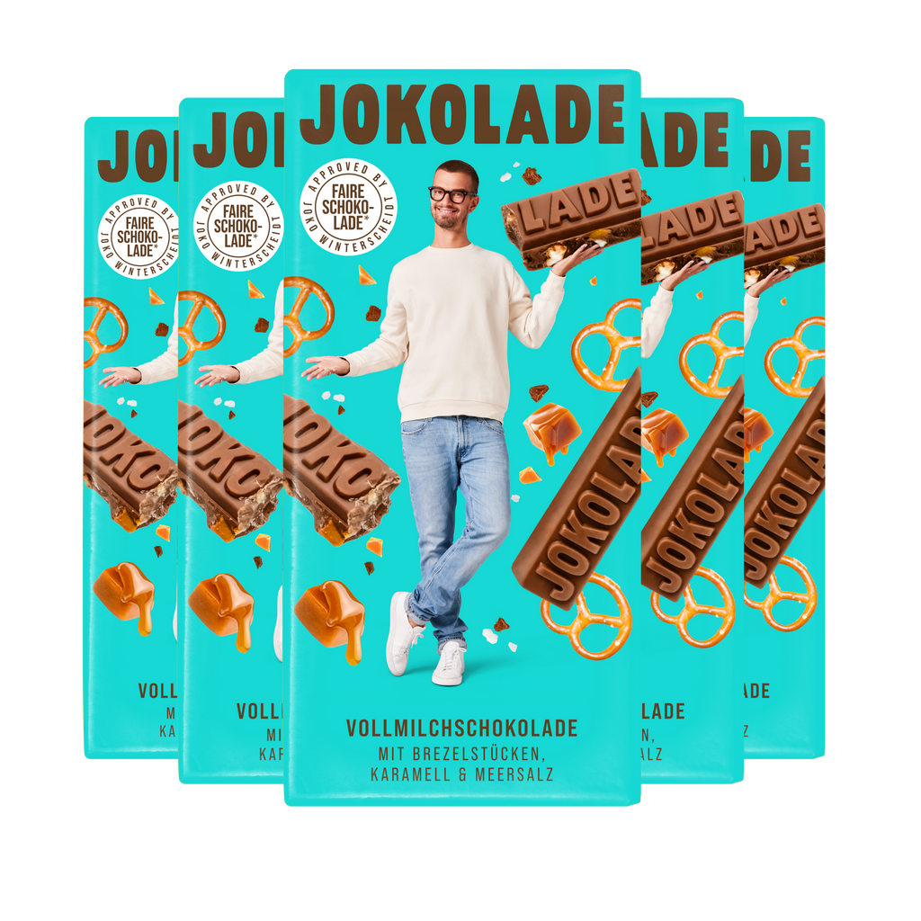 JOKOLADE No 5 (5 Tafeln) - Faire Schokolade von Joko
